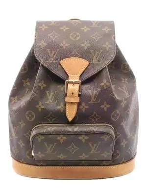 LOUIS VUITTON Monogram Montsouris Mm Backpack - Brown
