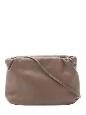 THE ROW Gathered-detail Clutch Bag - Brown