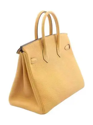 Hermès 25 Birkin Togo-leather Tote Bag - Yellow