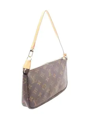 LOUIS VUITTON Monogram Pochette Accessoires Shoulder Bag - Brown