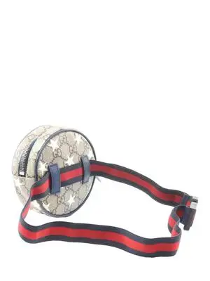 Gucci Gg Supreme Star Belt Bag - Brown