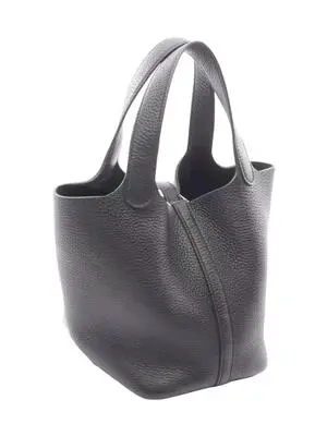 Hermès Picotin Lock Clemence-leather Tote Bag - Black