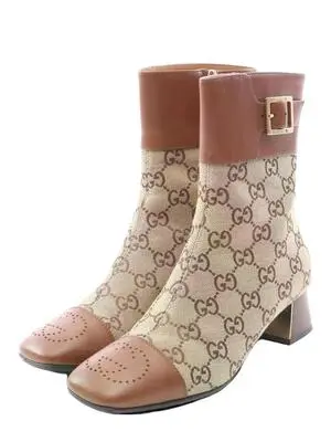 Gucci Ellis Ankle Boots - Brown