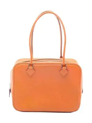 Hermès 2004 Mini 20 Plume Tote Bag - Orange