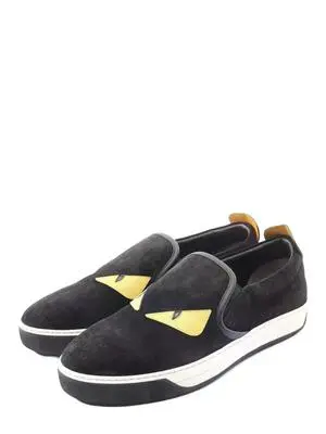 Fendi Bag Bugs Embellished Sneakers - Black