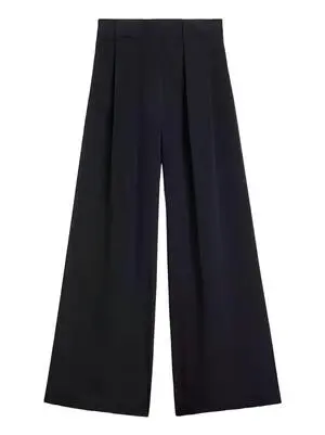 Momoni Momonì Aspen Pleated Palazzo Pants Black