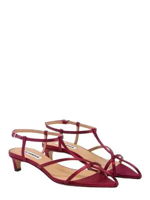 JIL SANDER Pointed-toe Sandals - Red