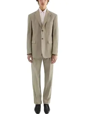 JIL SANDER Cotton Drill Trousers - Neutrals