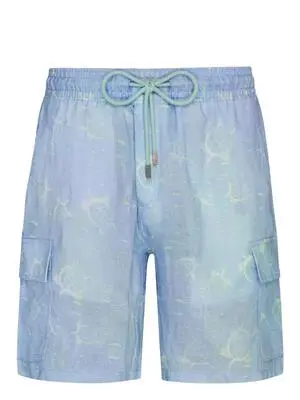 Vilebrequin Vilebrequin Turtle Print Swim Shorts Blue