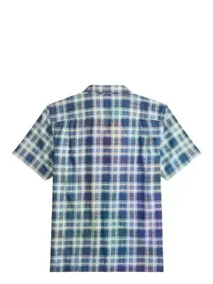Ralph Lauren Plaid-pattern T-shirt - Blue