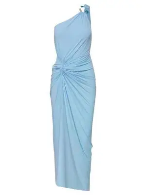 BAOBAB Canoa One-Shoulder Maxi Dress Blue