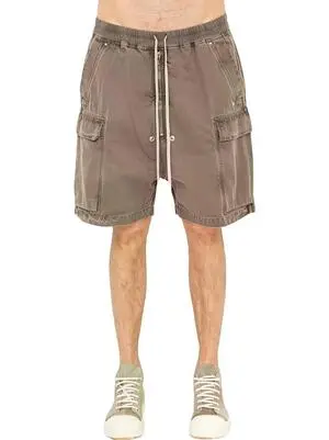 Rick Owens Rick Owens DRKSHDW Dust Grey Cargo Shorts Grey
