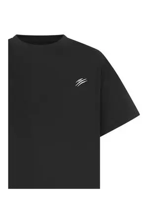 PLEIN SPORT Chrome Scratch T-shirt - Black
