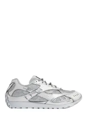 Bottega Veneta Orbit Lace-up Sneakers - Silver