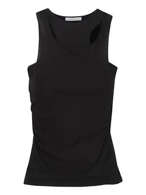 Patrizia Pepe Patrizia Pepe Double-Layered Tank Top Black