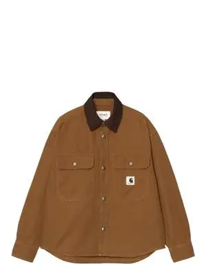 Carhartt Work In Progress Prescott Corduroy-collar Jacket - Brown