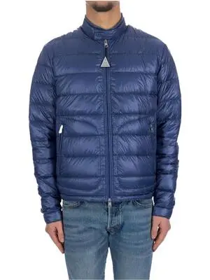 Moncler Quilted Down Jacket - Blue