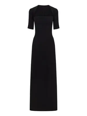 Jacquemus The Bolero Maxi Dress - Black