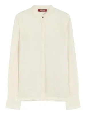 MAX MARA Max Mara Long Sleeve Shirt With Jeweled Cufflinks