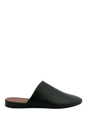 Premiata Leather Mules - Black