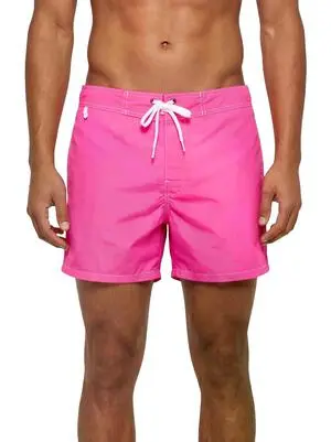 Sundek Logo-patch Swim Shorts - Pink
