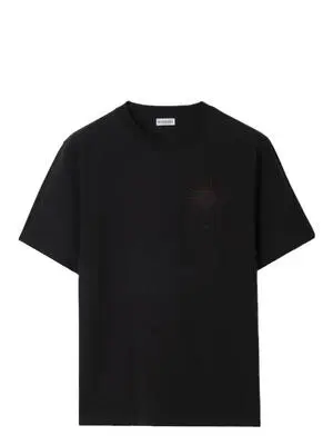 Burberry Sun Cotton T-shirt Black