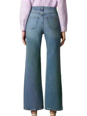 Brooks Brothers Logo-embroidered Jeans - Blue