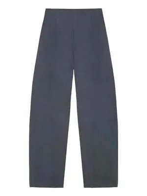 CORTANA Costa Wide-leg Trousers - Grey