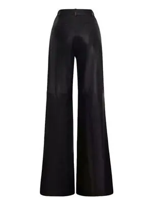Adam Lippes Riz Leather Trousers - Black
