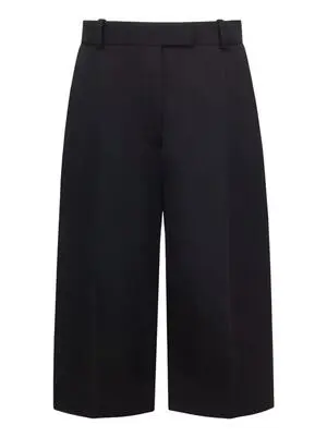 THE ARKOW Kira Pressed-crease Wide Leg Trousers - Black