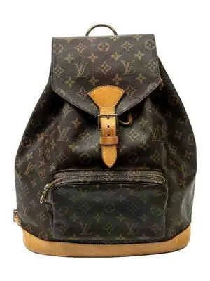 LOUIS VUITTON Monogram Montsouris Backpack - Brown