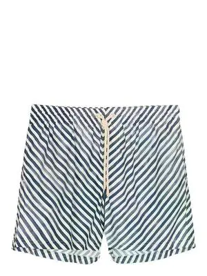 MOSSO SUN WEAR Striped Swim Shorts - Blue