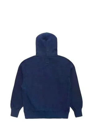 Blue Blue Japan Indigo Dyed Knitted Hoodie - Blue
