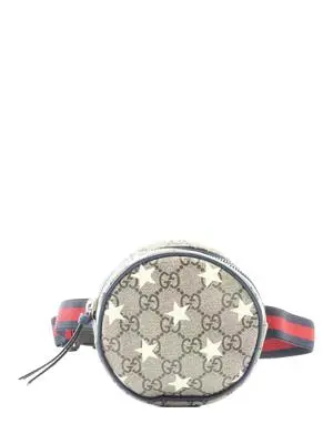 Gucci Gg Supreme Star Belt Bag - Brown