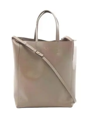 Celine 2000s Vertical Hippopotamus Cabas Tote Bag - Neutrals