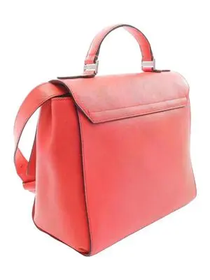 Mcm Leather Shoulder Bag - Orange