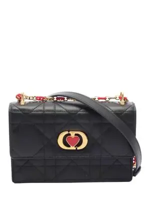 Dior Miss Caro Quilted Crossbody Bag - Black