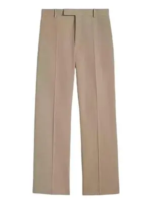 JIL SANDER Cotton Drill Trousers - Neutrals