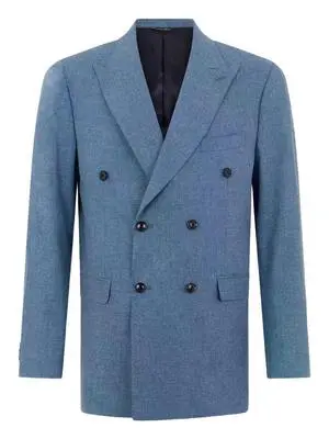 Brooks Brothers Double-breasted Blazer - Blue