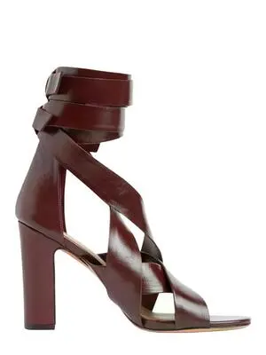 Cynthia Rowley 100mm Cece Sandals - Red