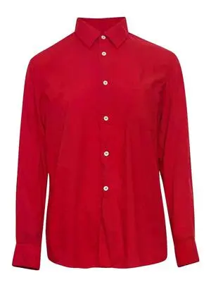 Comme Des Garçons Long Sleeve Button-down Shirt - Red