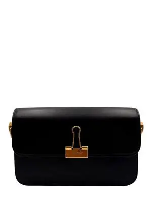 Off-White Binder Clip Shoulder Bag - Black