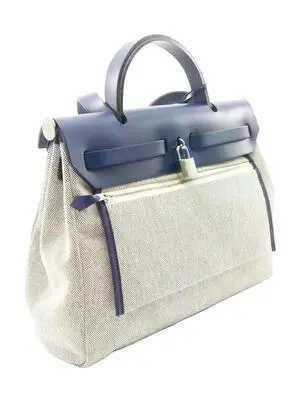 Hermès 2021 Pm Herbag Brides De Gala Tote Bag - Grey