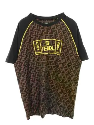 Fendi 2010s Zucca Print T-shirt - Brown