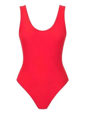 AGOLDE Tora Bodysuit In Vermilion - Red