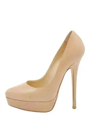 JIMMY CHOO Cosmic Platform Pumps - Neutrals