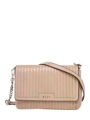 Dkny Gansevoort Leather Crossbody Bag - Neutrals