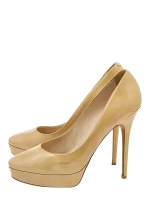 JIMMY CHOO Cosmic Platform Pumps - Neutrals
