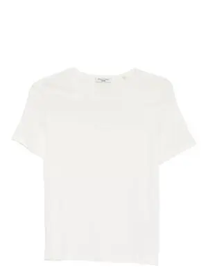 Marc O'polo Ribbed Knit T-shirt - Neutrals