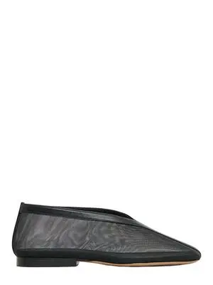 MANSUR GAVRIEL Contorno V Mesh Ballet Flats - Black